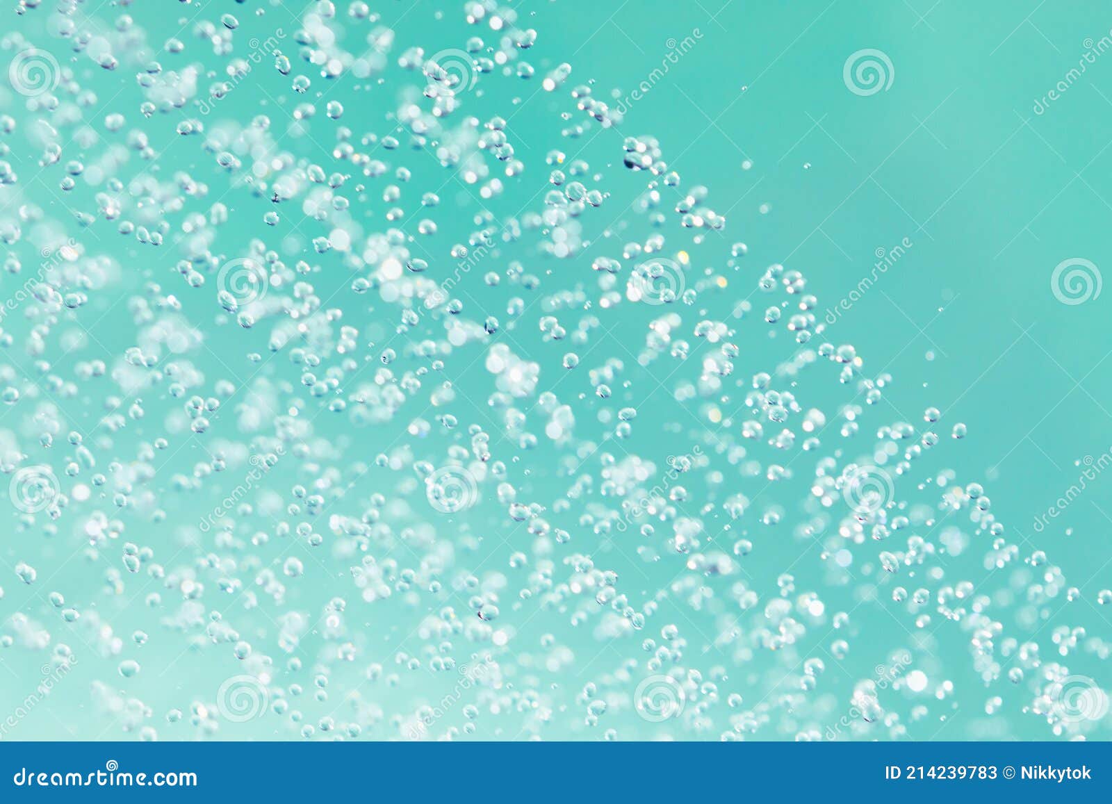 Douche Water Drops, Emerald Background Stock Image - Image of closeup ...
