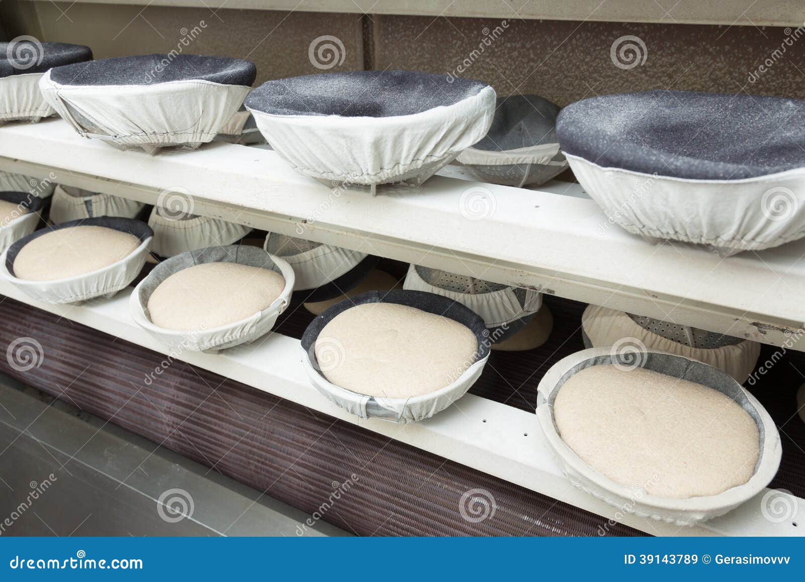 Dough in a baking forms stock image. Image of industry - 39143789