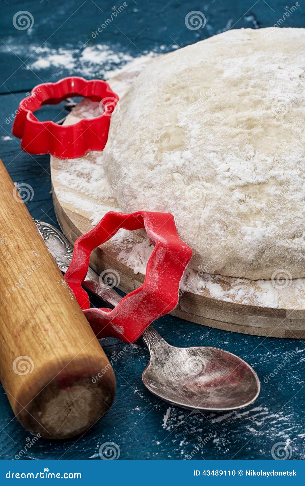 Dough for baking stock photo. Image of recipe, bread - 43489110