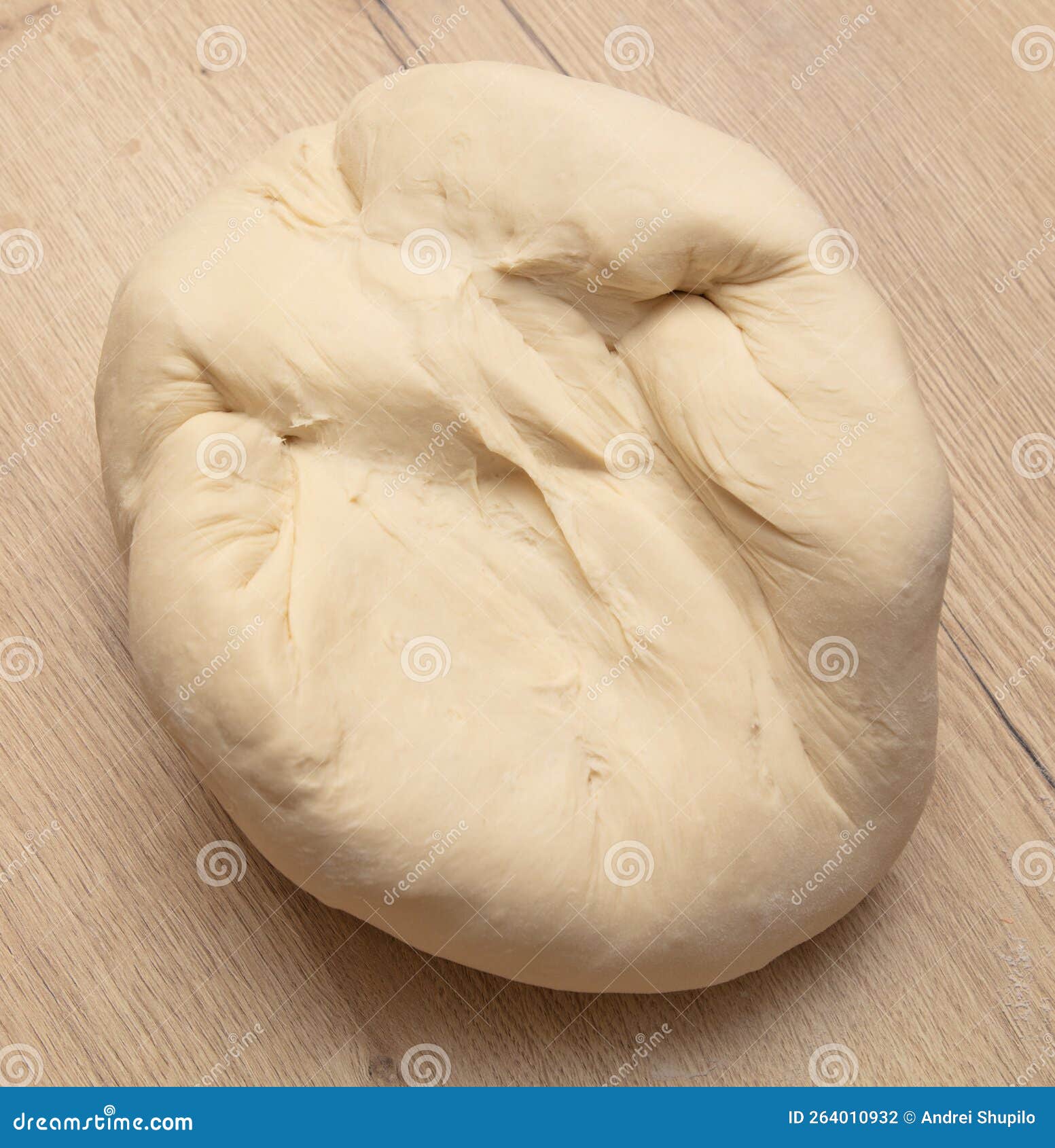 Dough with Flour on the Table. Stock Photo - Image of flour, dough ...