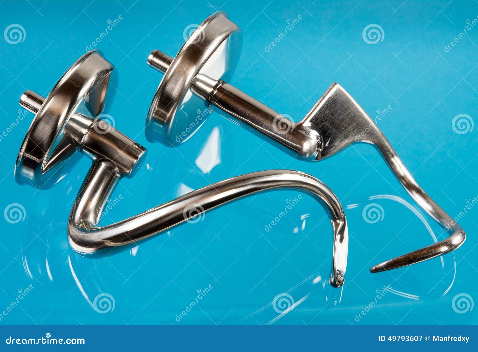 Dough Hooks stock image. Image of helical, stainless - 49793607