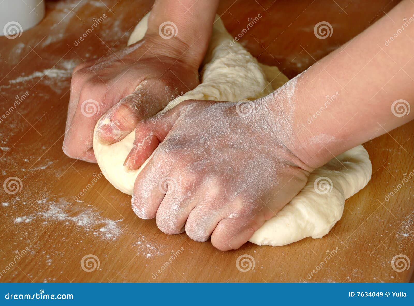 Dough making stock image. Image of pastry, housewife, food - 7634049