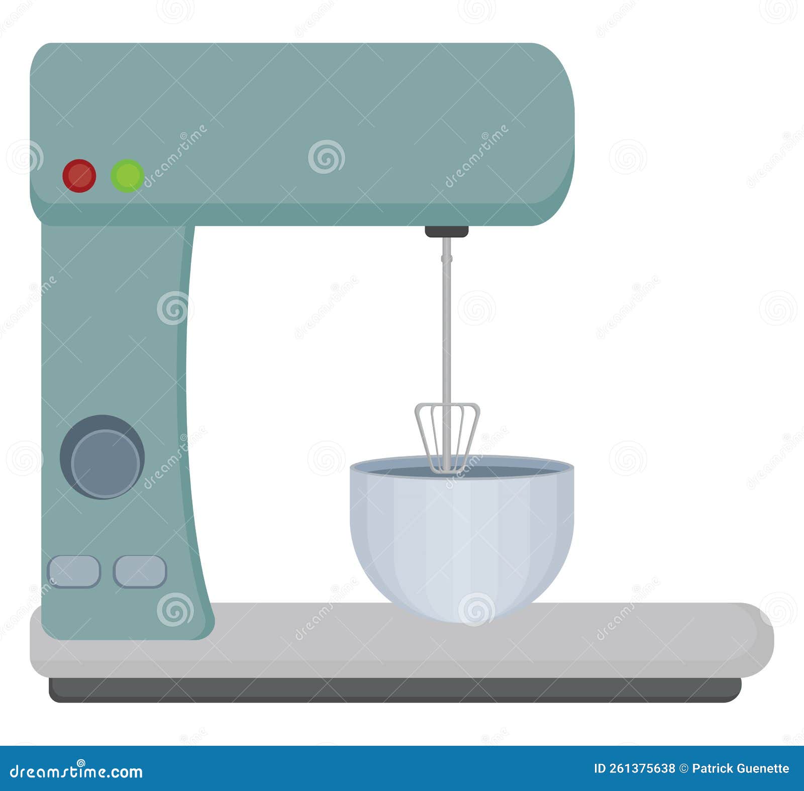 Dough mixer machine, icon stock vector. Illustration of pastry - 261375638