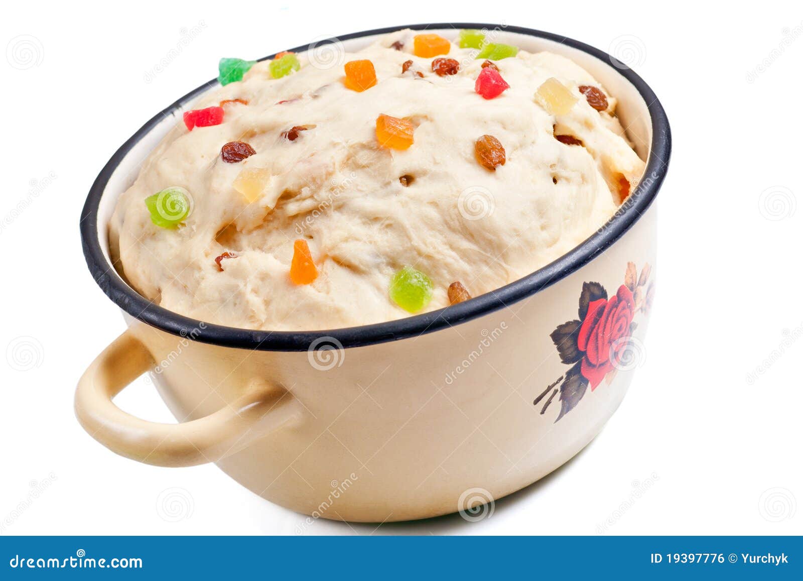 Dough pan stock photo. Image of isolated, bakery, sweet - 19397776