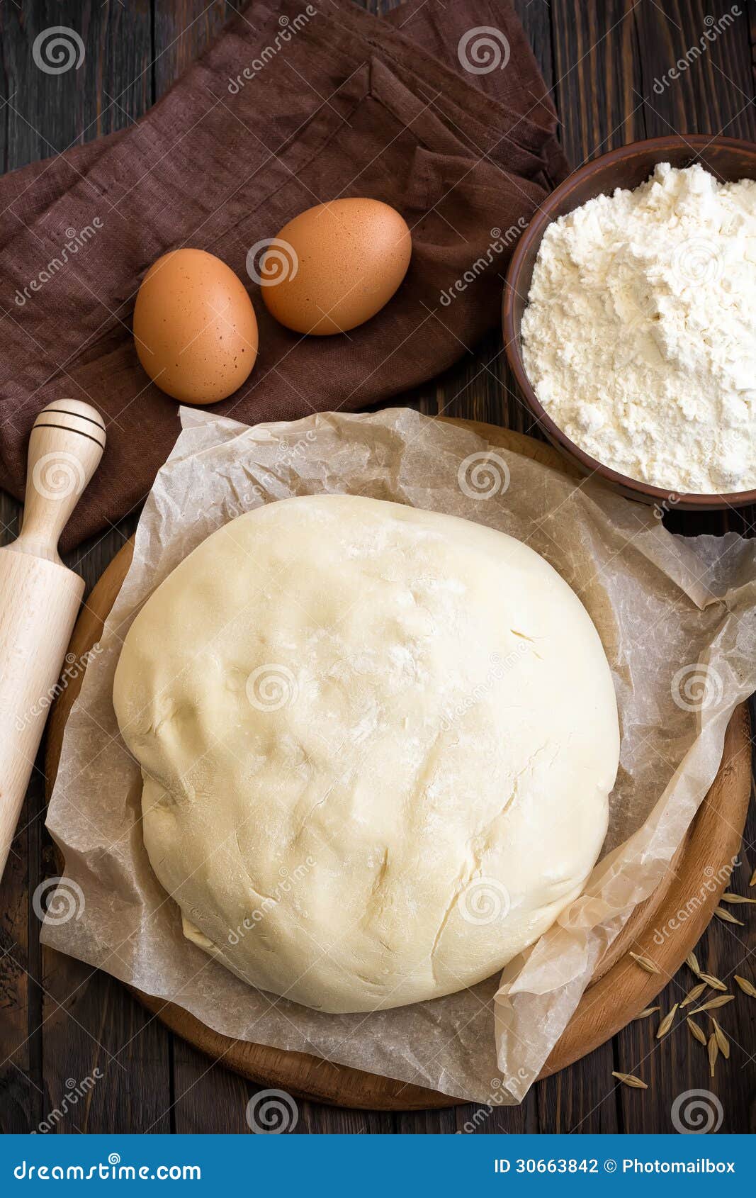 Dough stock photo. Image of cookery, handmade, ingredient - 30663842