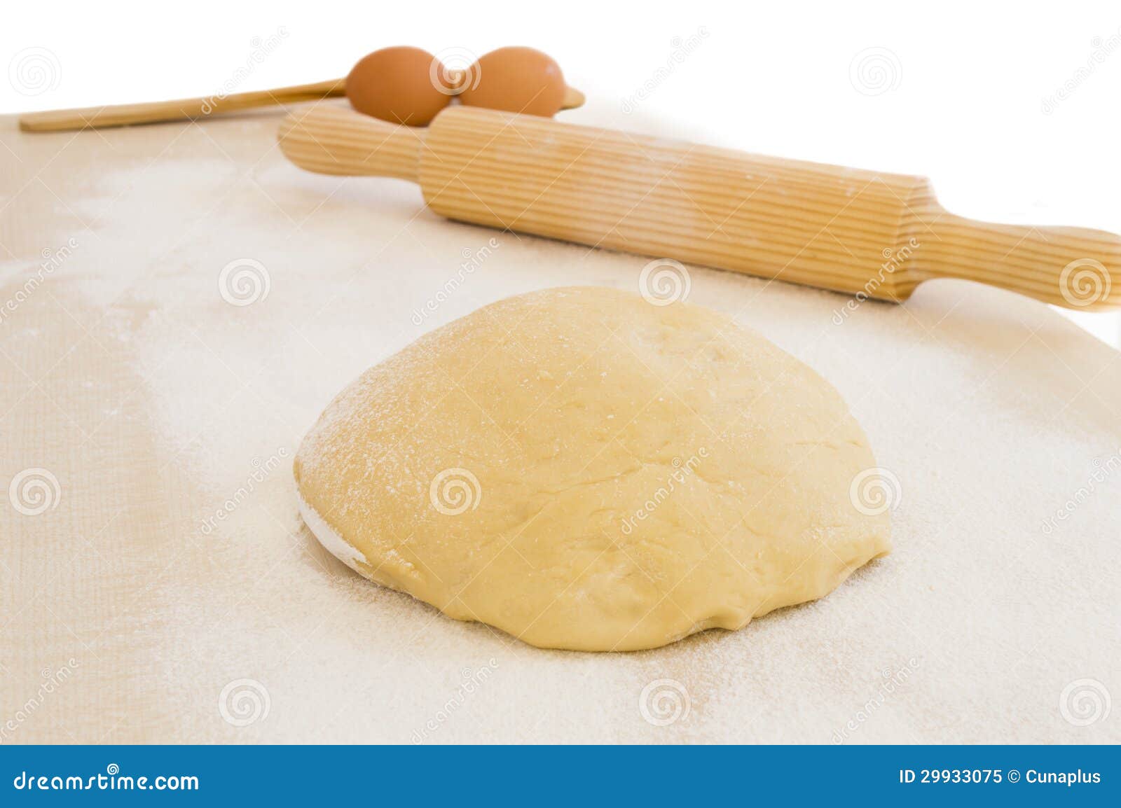 Dough and utensils stock image. Image of bake, gourmet - 29933075