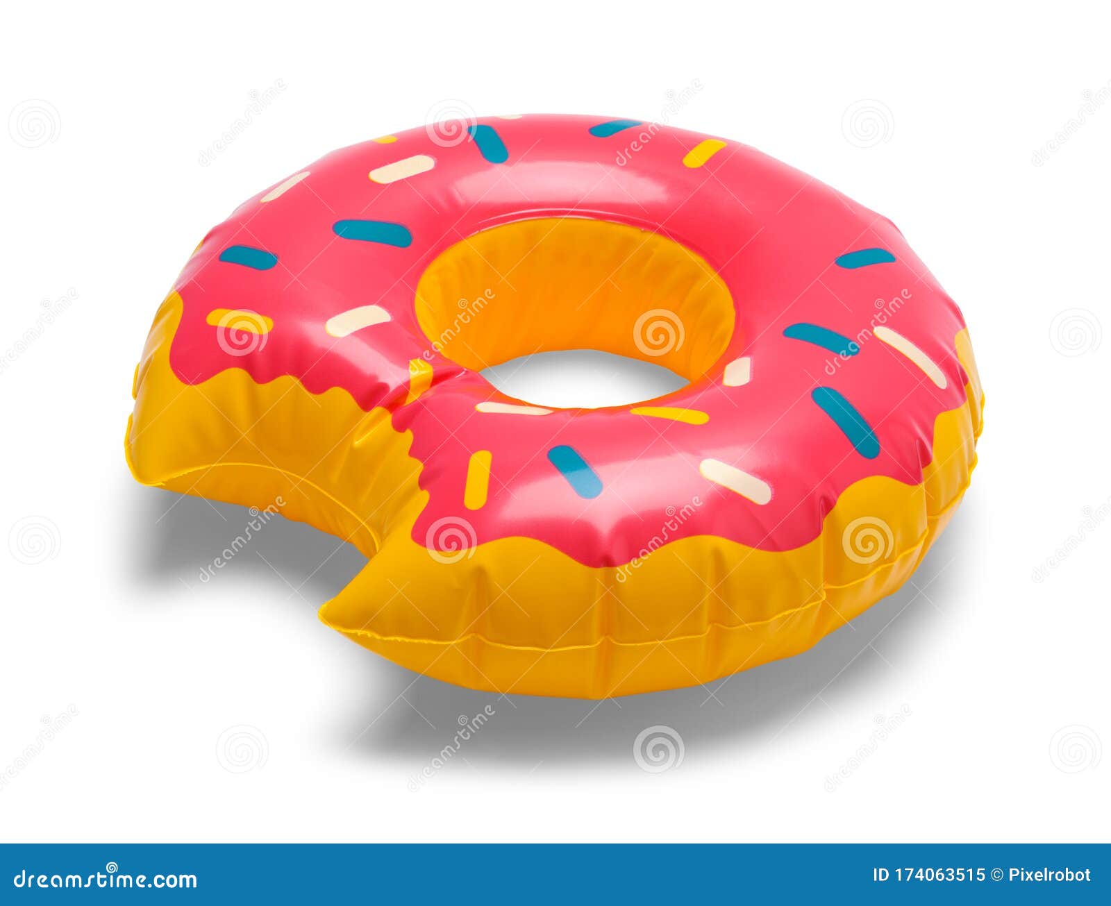 Doughnut Pool Floaty stock image. Image of white, swim - 174063515