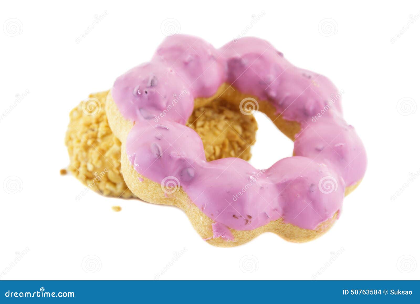 Doughnut Ring stock photo. Image of icing, bakery, dessert - 50763584