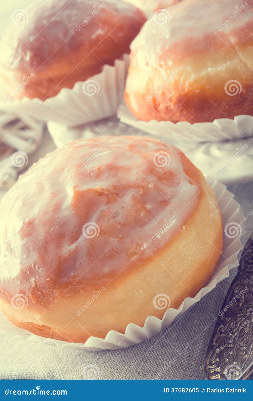 Doughnut - vintage style stock image. Image of dough - 37682605
