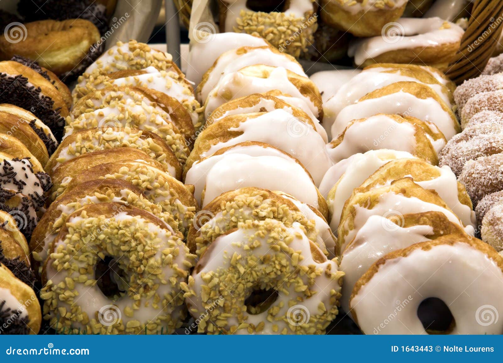 Doughnuts stock image. Image of donut, dessert, diabetes - 1643443