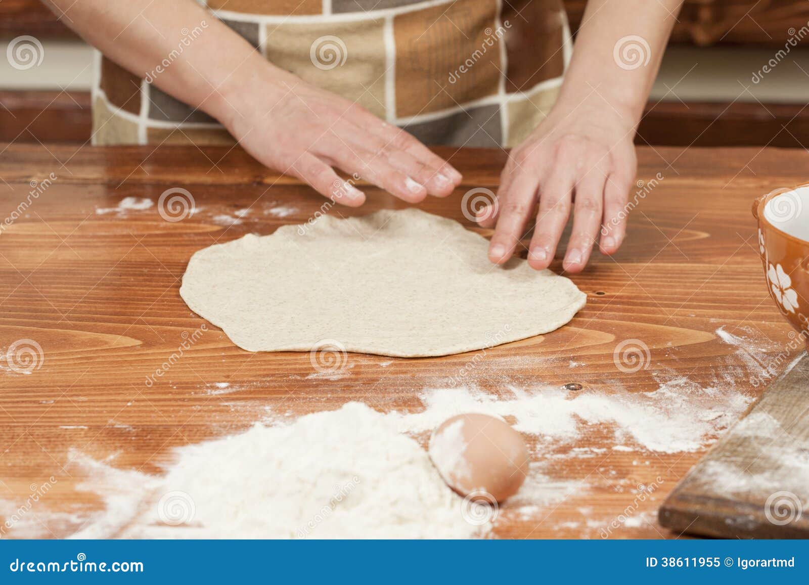 Dought stock image. Image of knead, kitchen, human, nourishment - 38611955