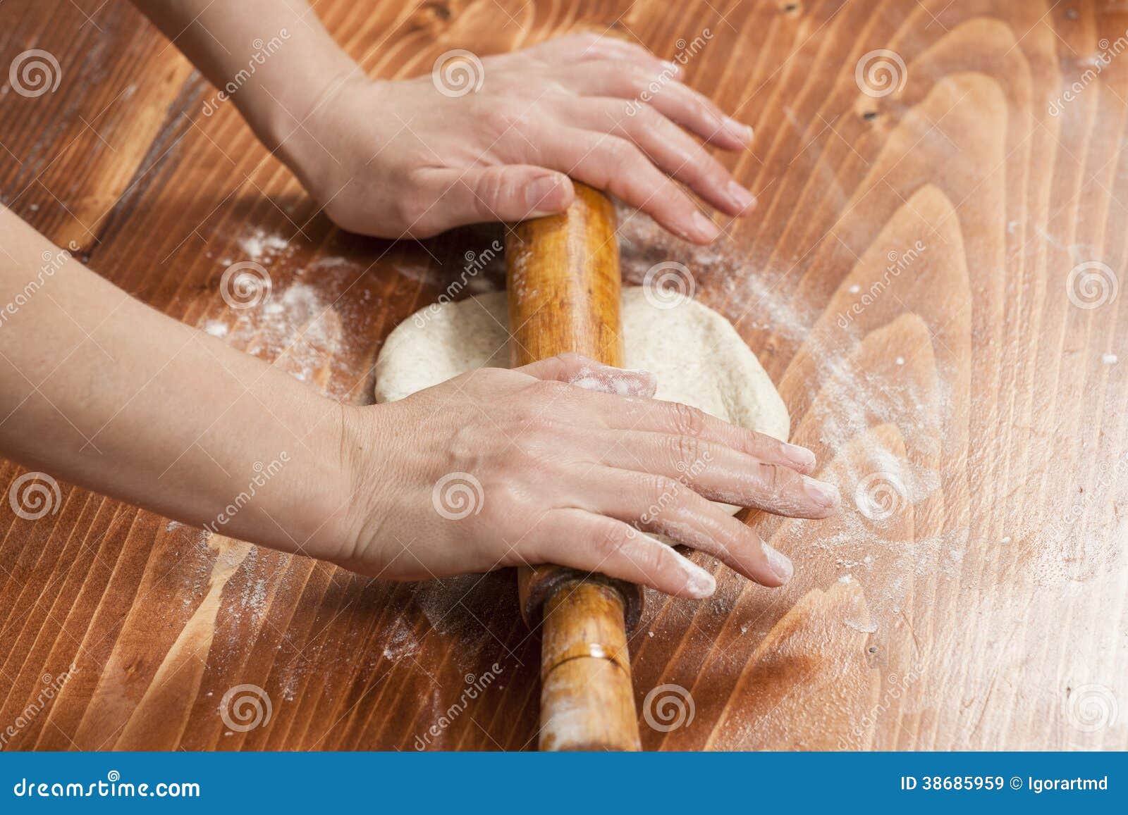Dought stock image. Image of chef, flour, chopping, cook - 38685959
