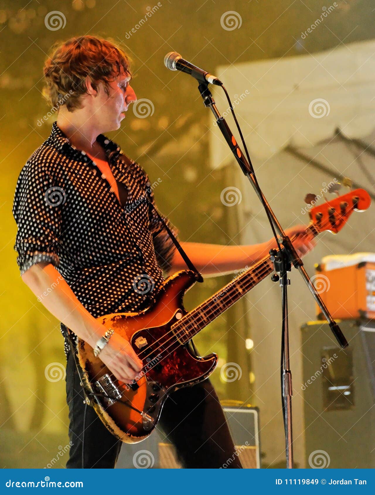 Dougie from Travis Performing at Singapore F1 Editorial Stock Image ...
