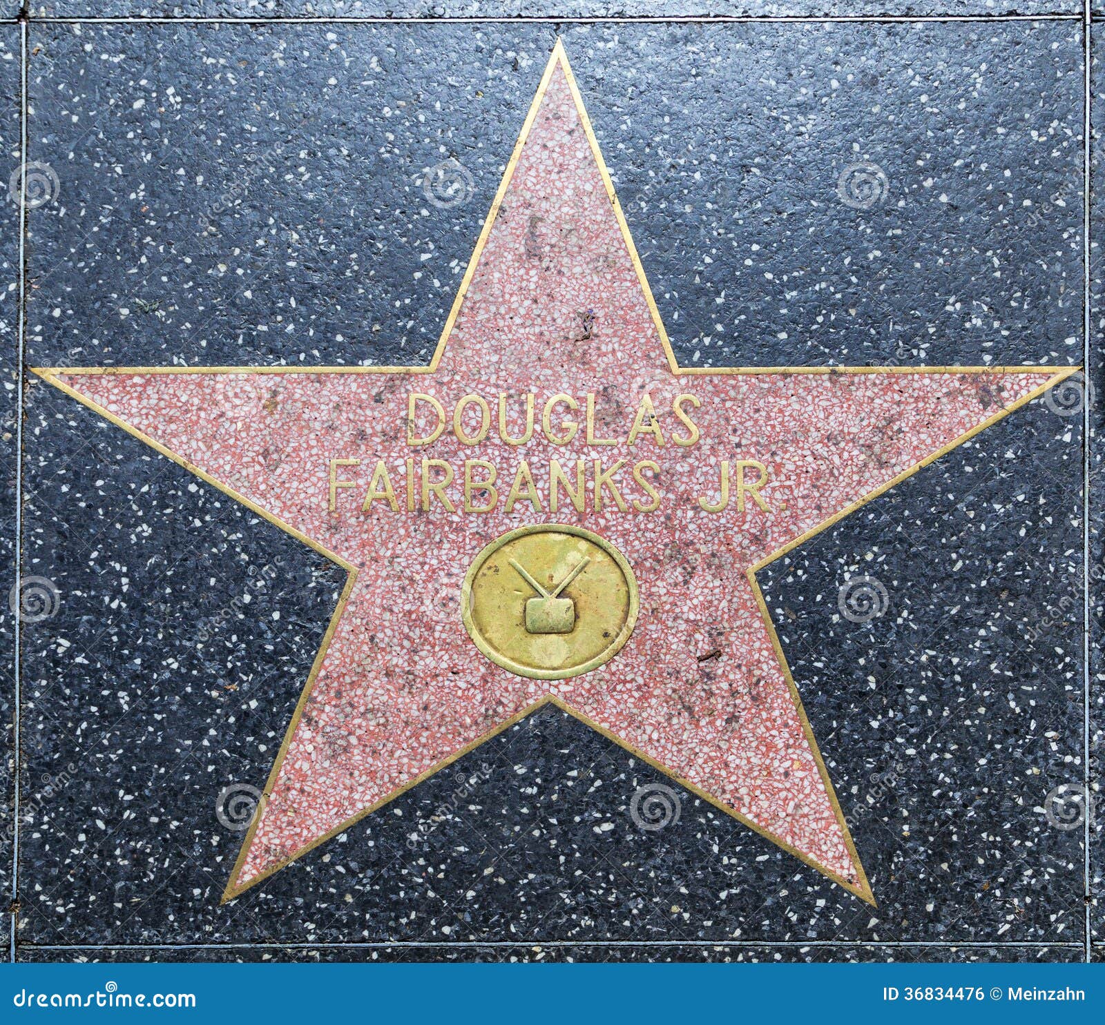 Douglas Fairbanks-ster Op Hollywood Redactionele Foto - Image of blvd ...