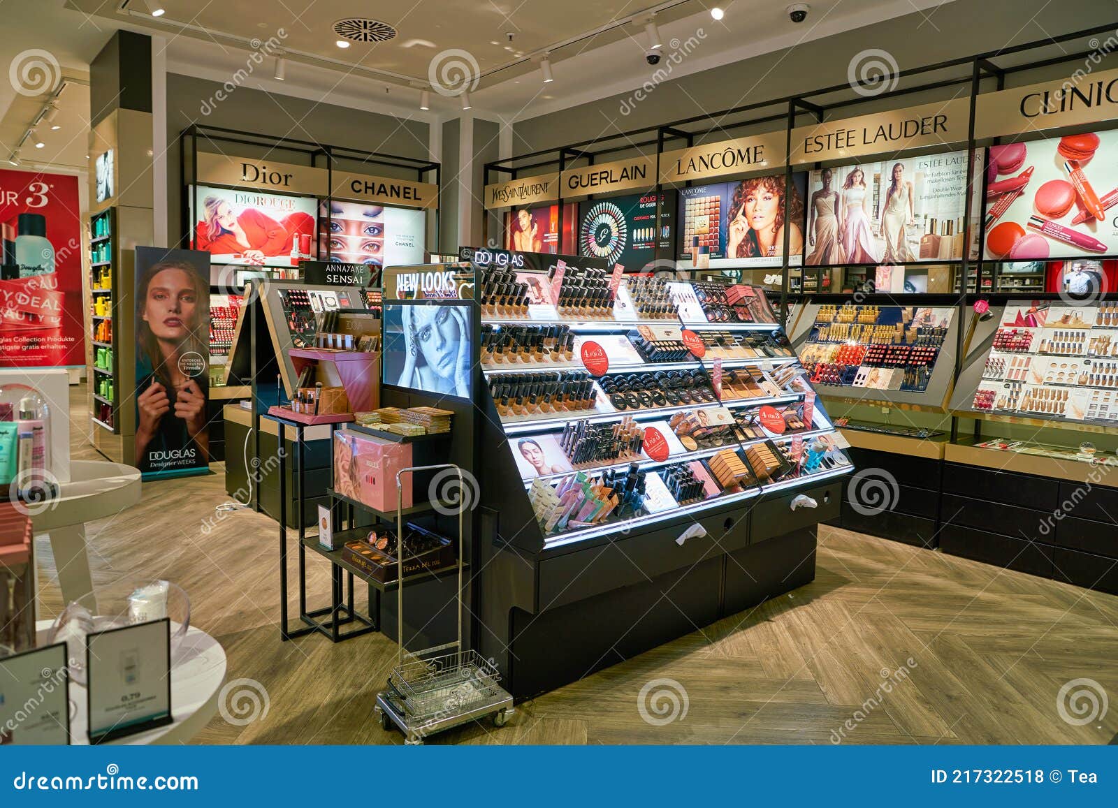 Interior Shot of Douglas Store in Mall of Berlin Editorial Stock Photo ...
