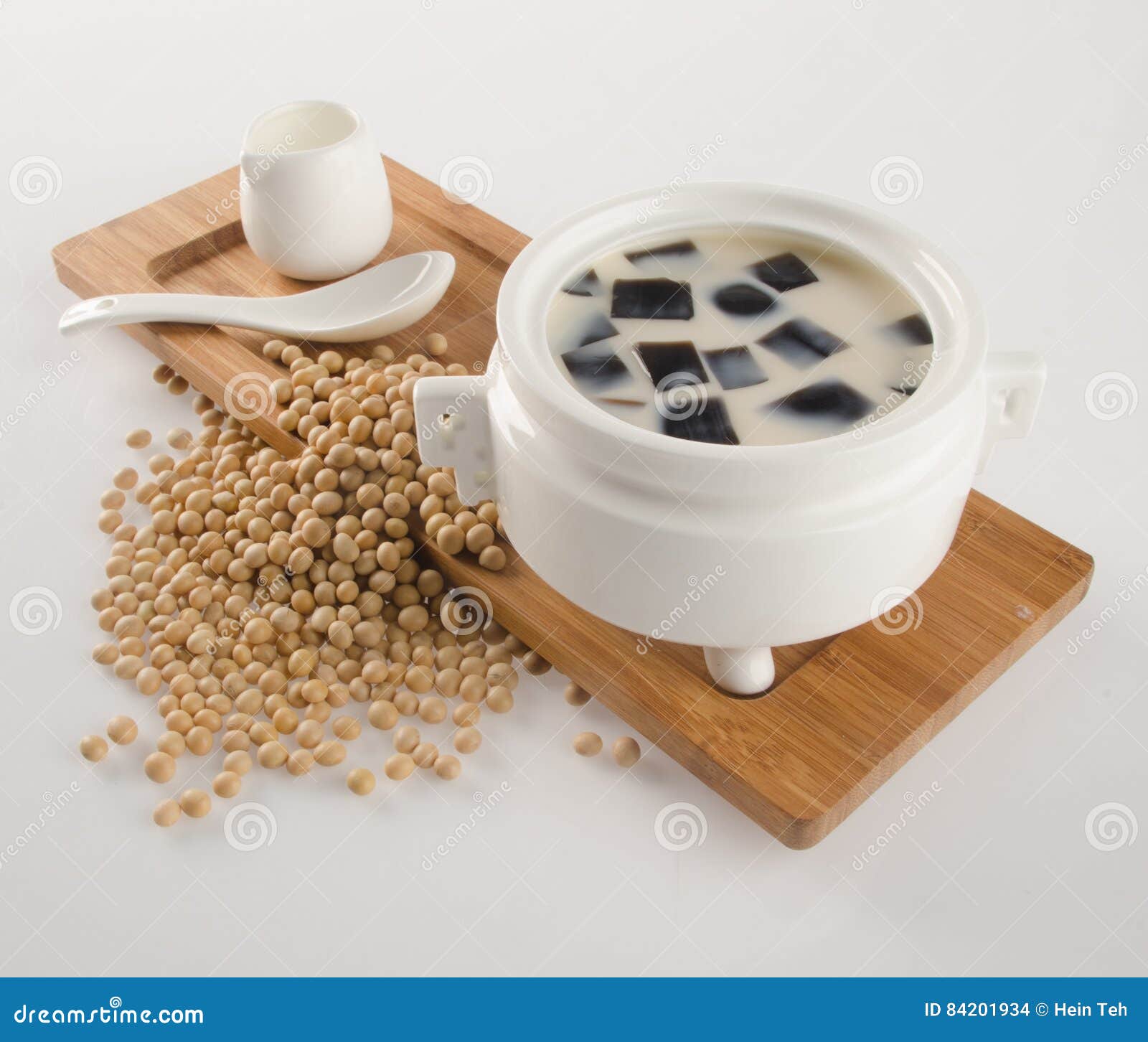 Douhua or Taiwanese Tofu Dessert and Tofu Pudding. Stock Photo - Image ...