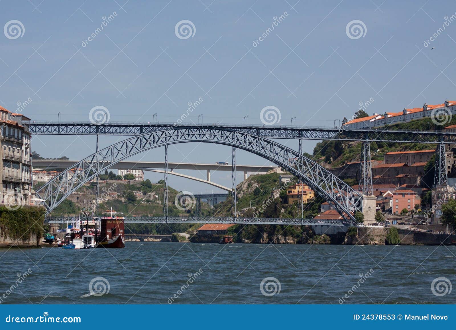 Douro Bridges stock image. Image of bridge, luis, vila - 24378553