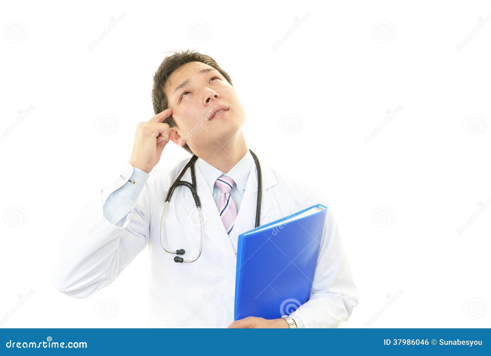 Doutor preocupado foto de stock. Imagem de profissional - 37986046