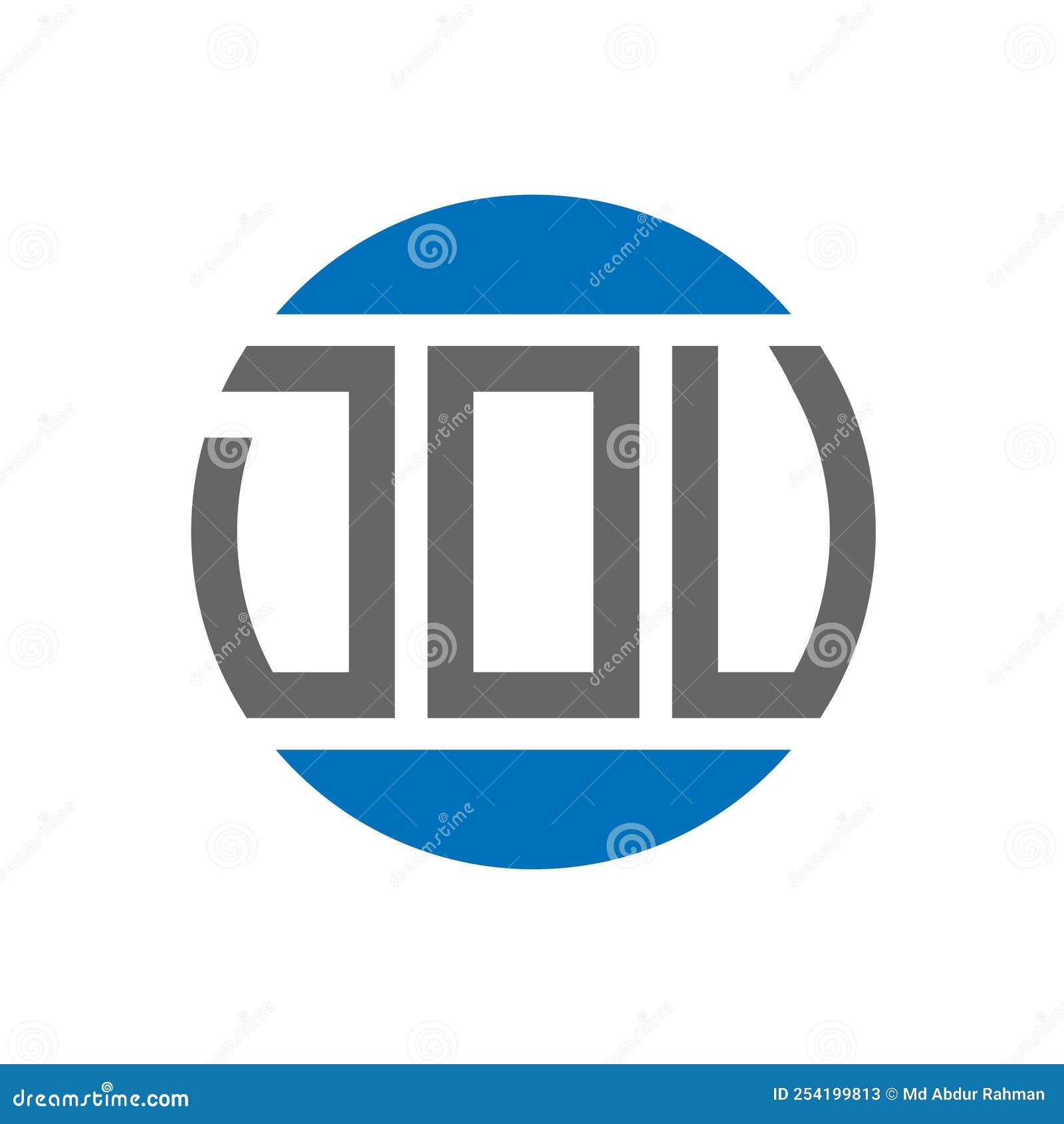 DOV Letter Logo Design on White Background. DOV Creative Initials ...