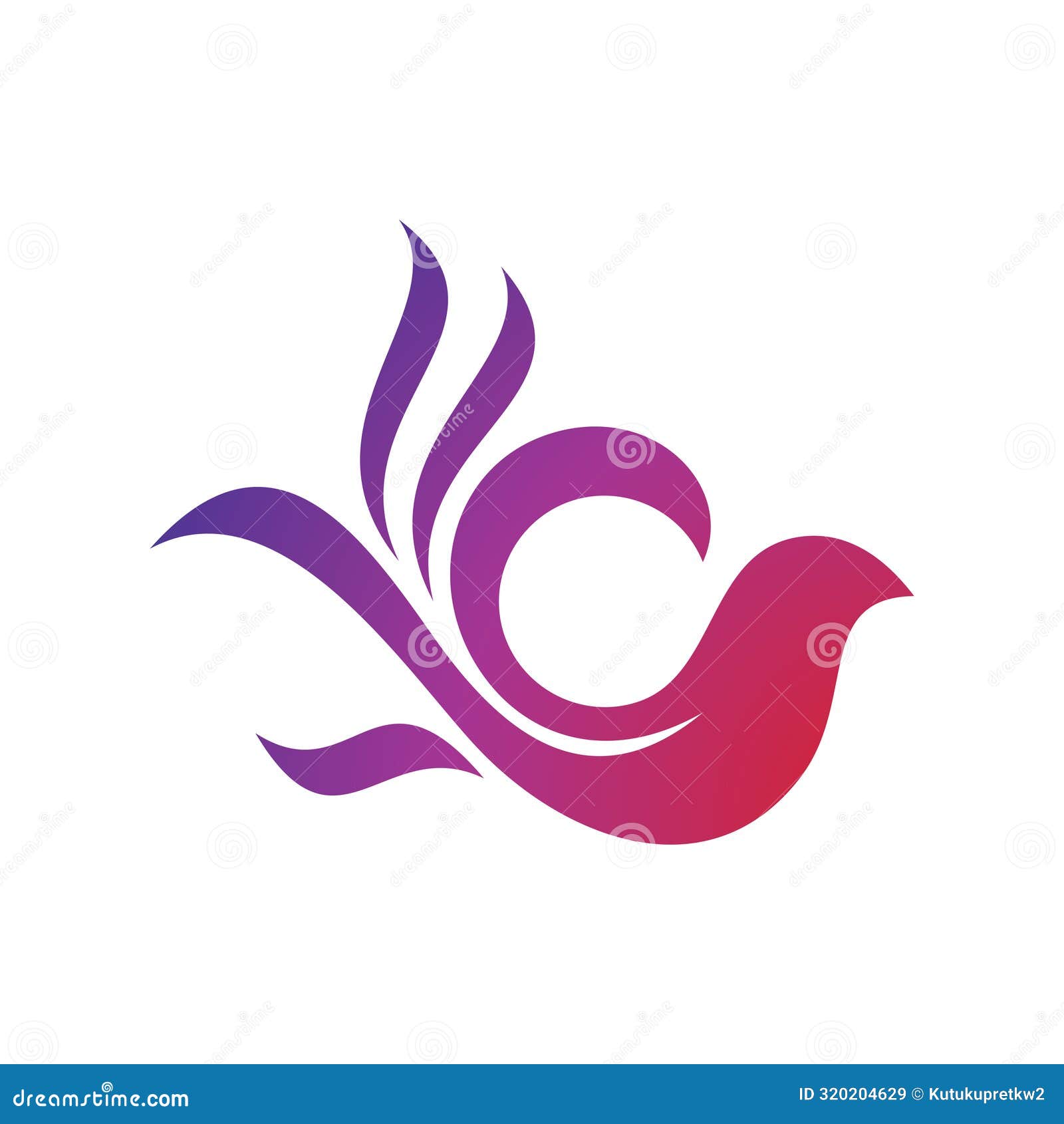 Dove On Abstract Background In Light Flame. Painting And Graphic Design ...