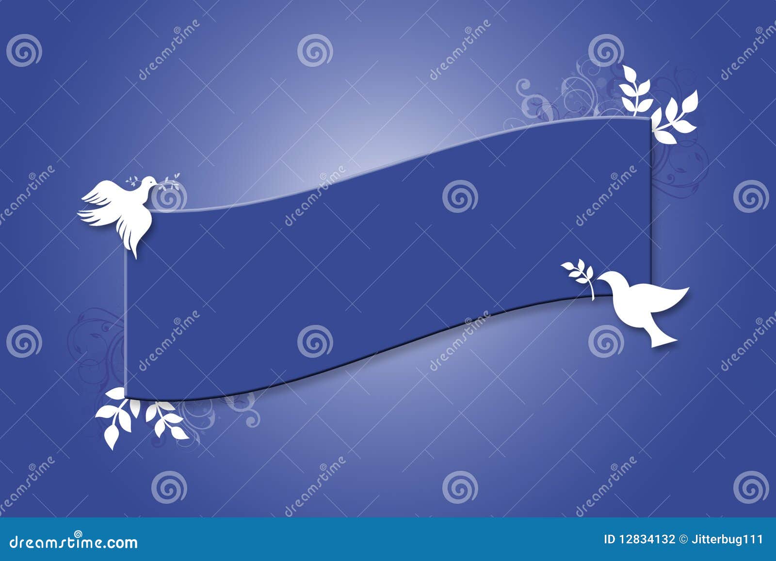 Dove Banner stock illustration. Illustration of design - 12834132