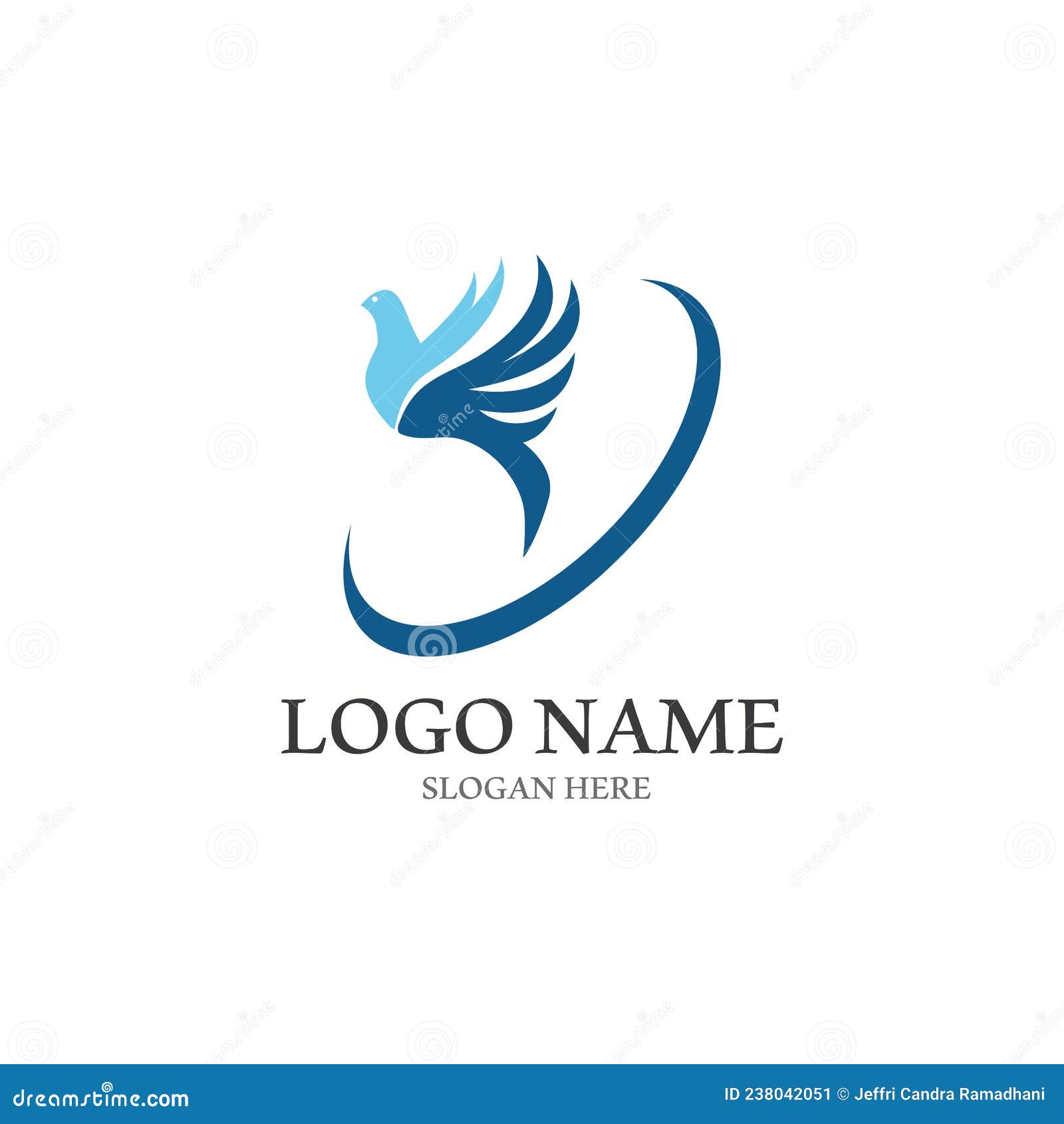 Dove Bird Logo Vector Design Stock Vector - Illustration of business ...