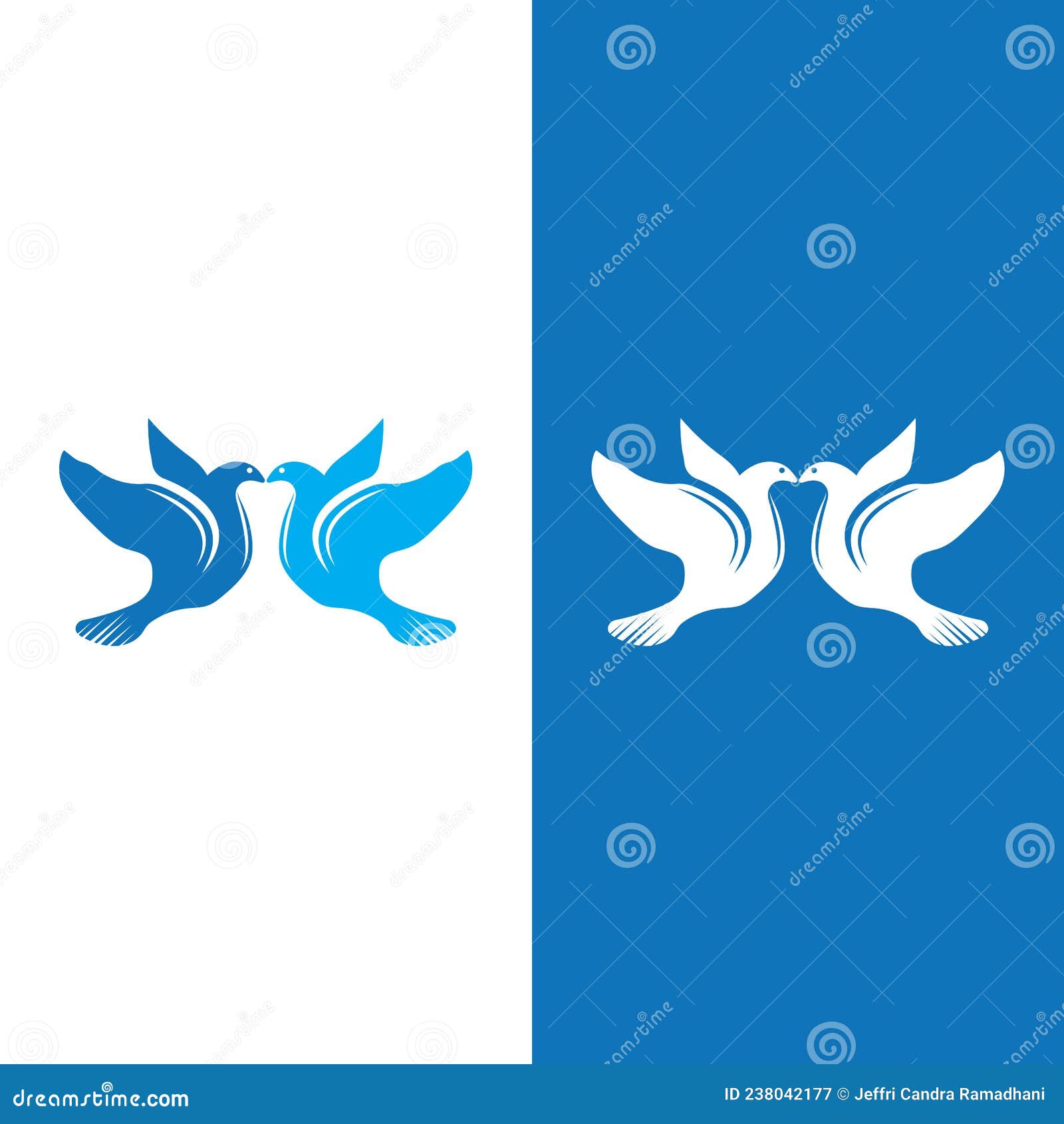 Dove Bird Logo Vector Design Stock Vector - Illustration of logotype ...