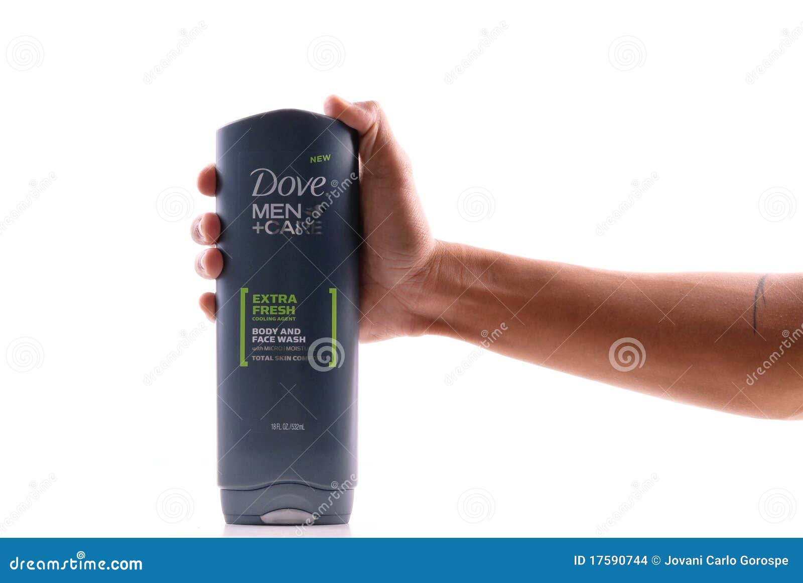 Dove Body Wash for Men editorial stock image. Image of hold - 17590744