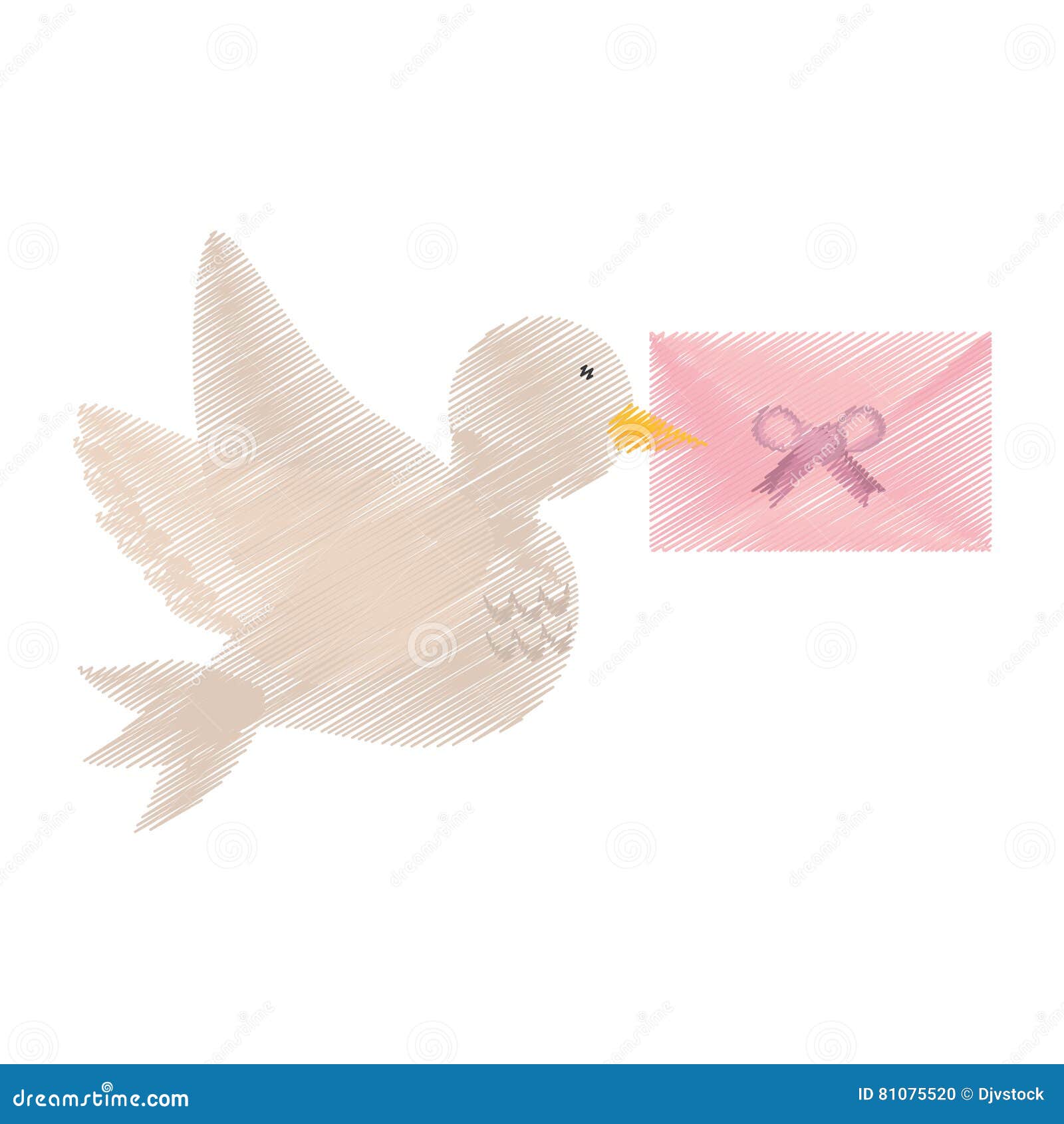 Dove and Envelope Wedding Symbol Icon Stock Vector - Illustration of ...