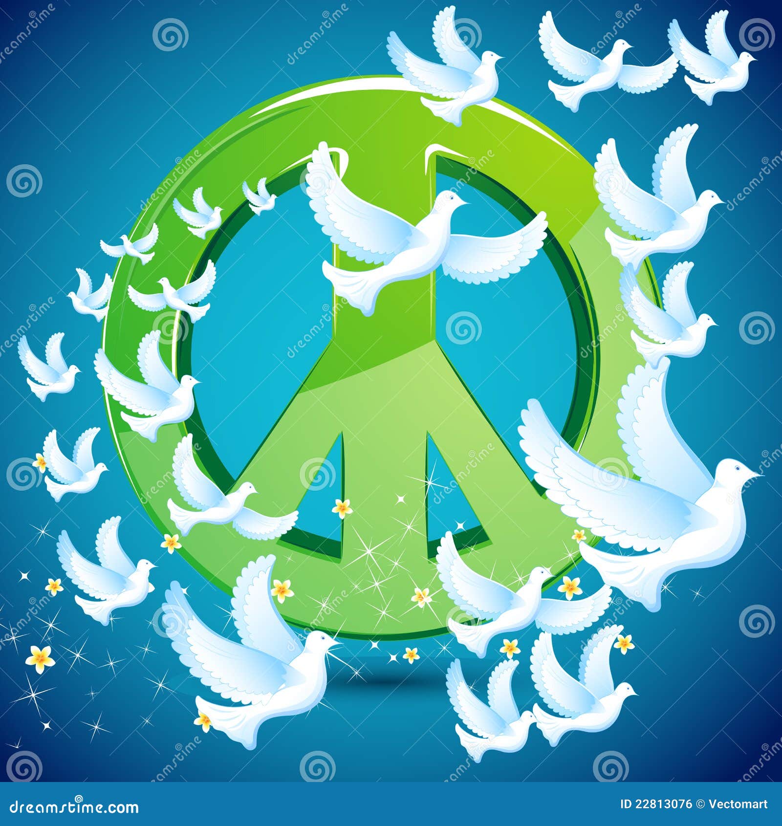 Dove Flying With A Symbol Of Religion. Cross. Dove Of Peace. Vector ...