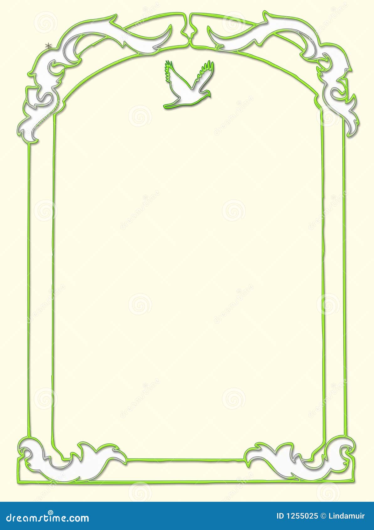 Dove Border Clip Art