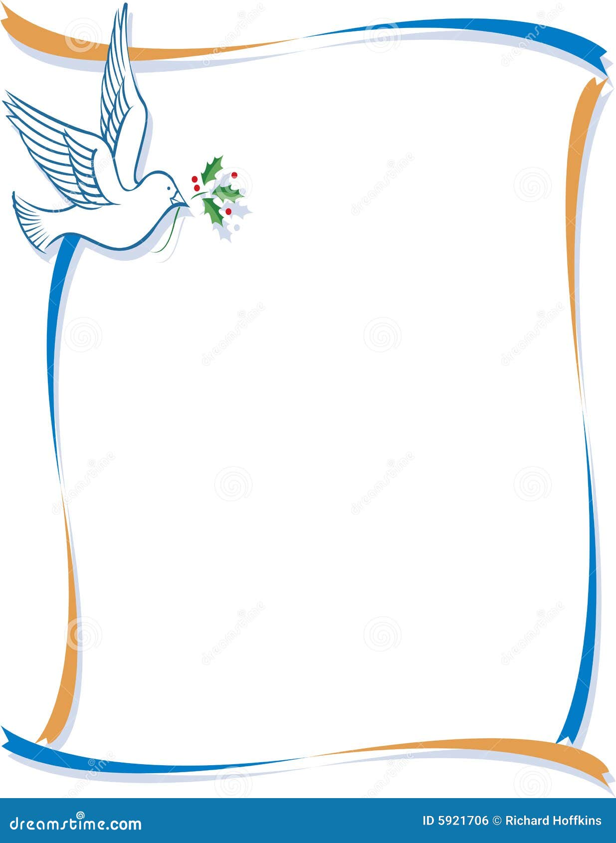 Dove Frame stock illustration. Illustration of crusade - 5921706