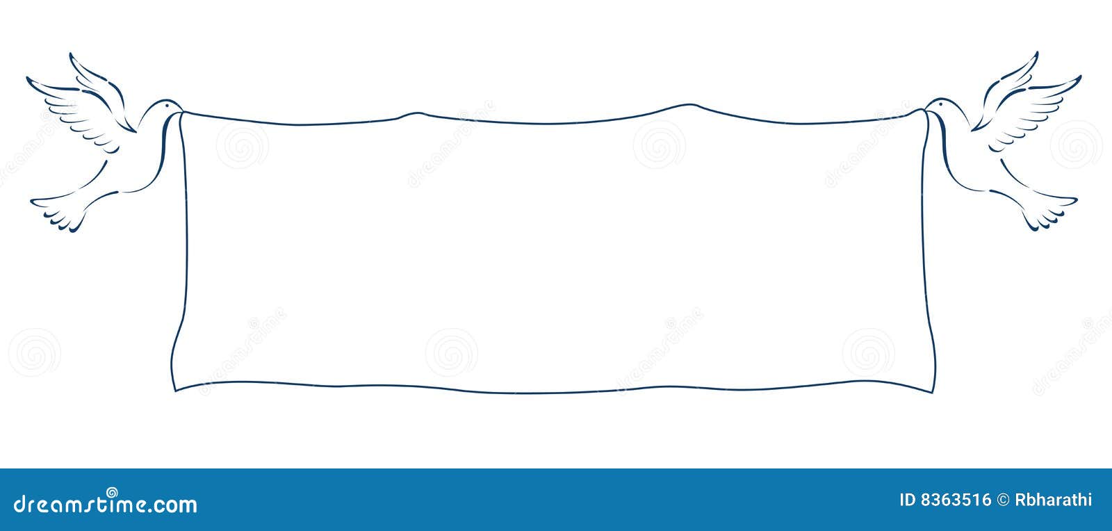 Dove frame stock illustration. Illustration of doves, decoration - 8363516