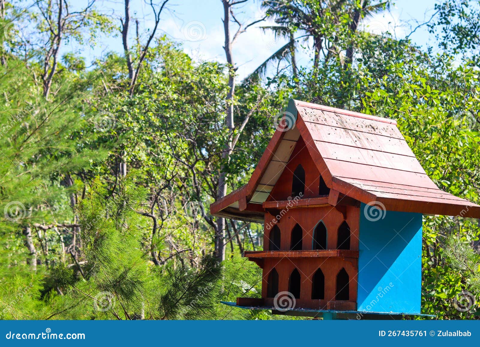 The Dove House is Made of Wood and Placed on a Height. in Java Known As ...