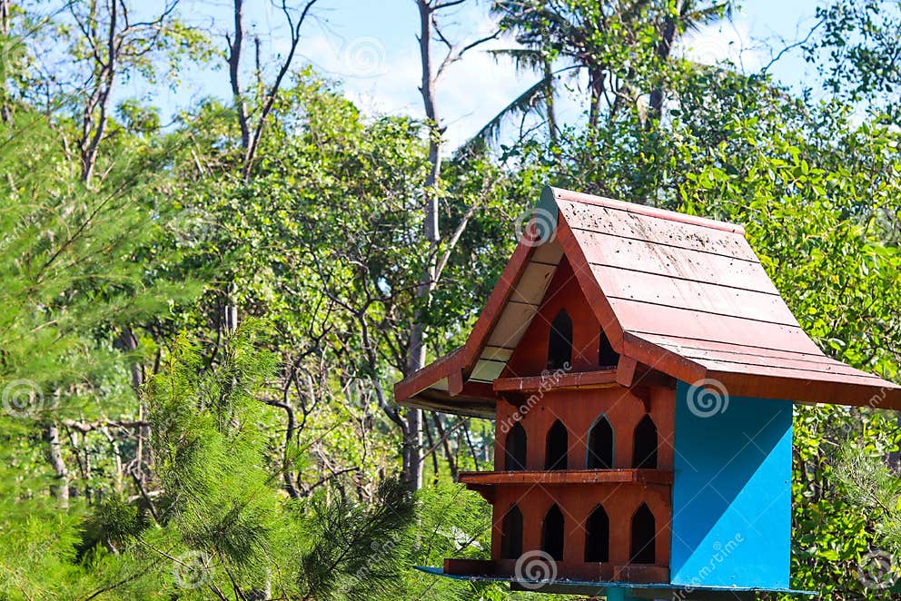The Dove House is Made of Wood and Placed on a Height. in Java Known As ...