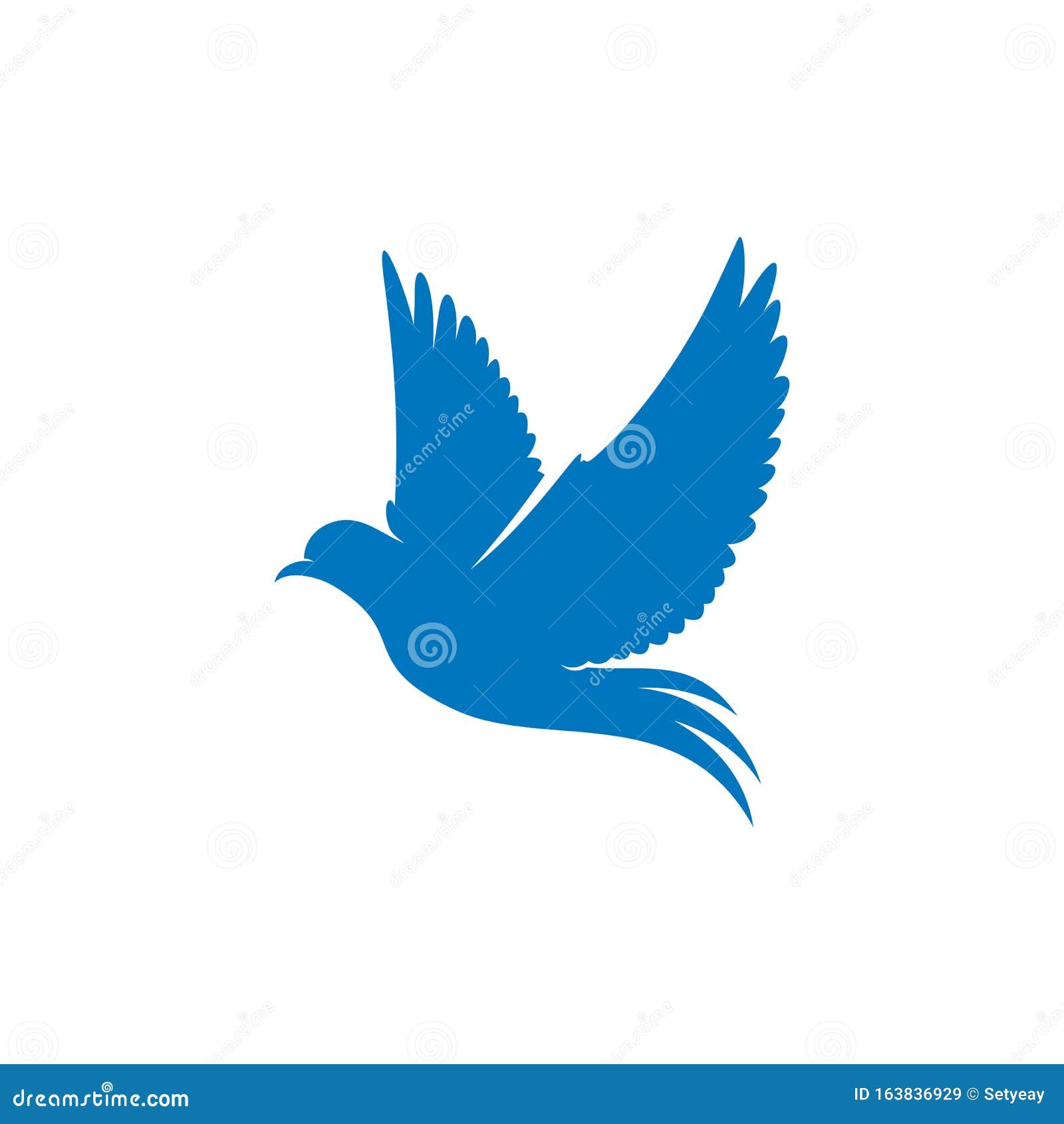 Dove Logo Design Concept Vector. Bird Logo Template. Icon Symbol Stock ...