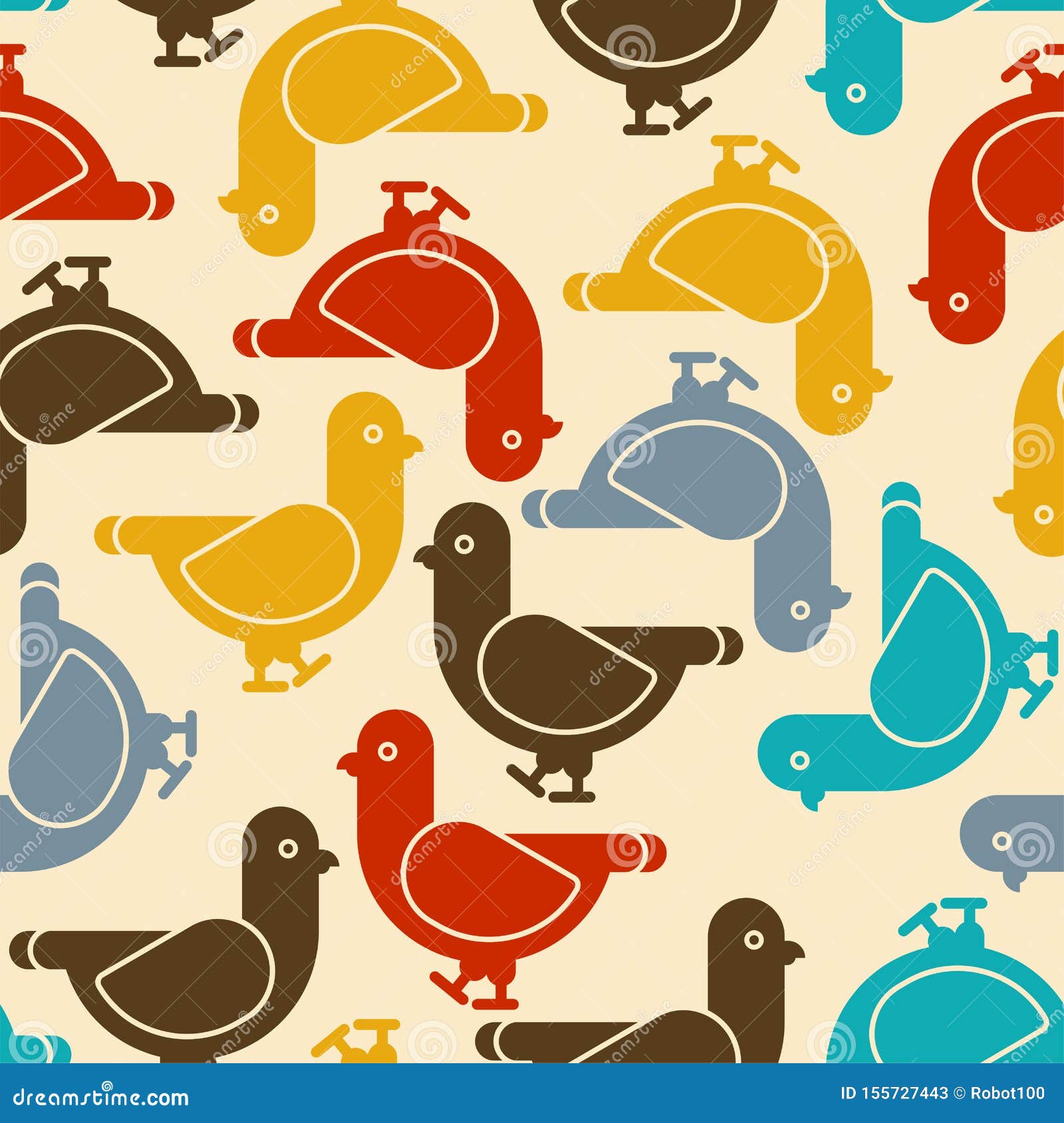 Dove Pattern Royalty-Free Stock Photography | CartoonDealer.com #6427283