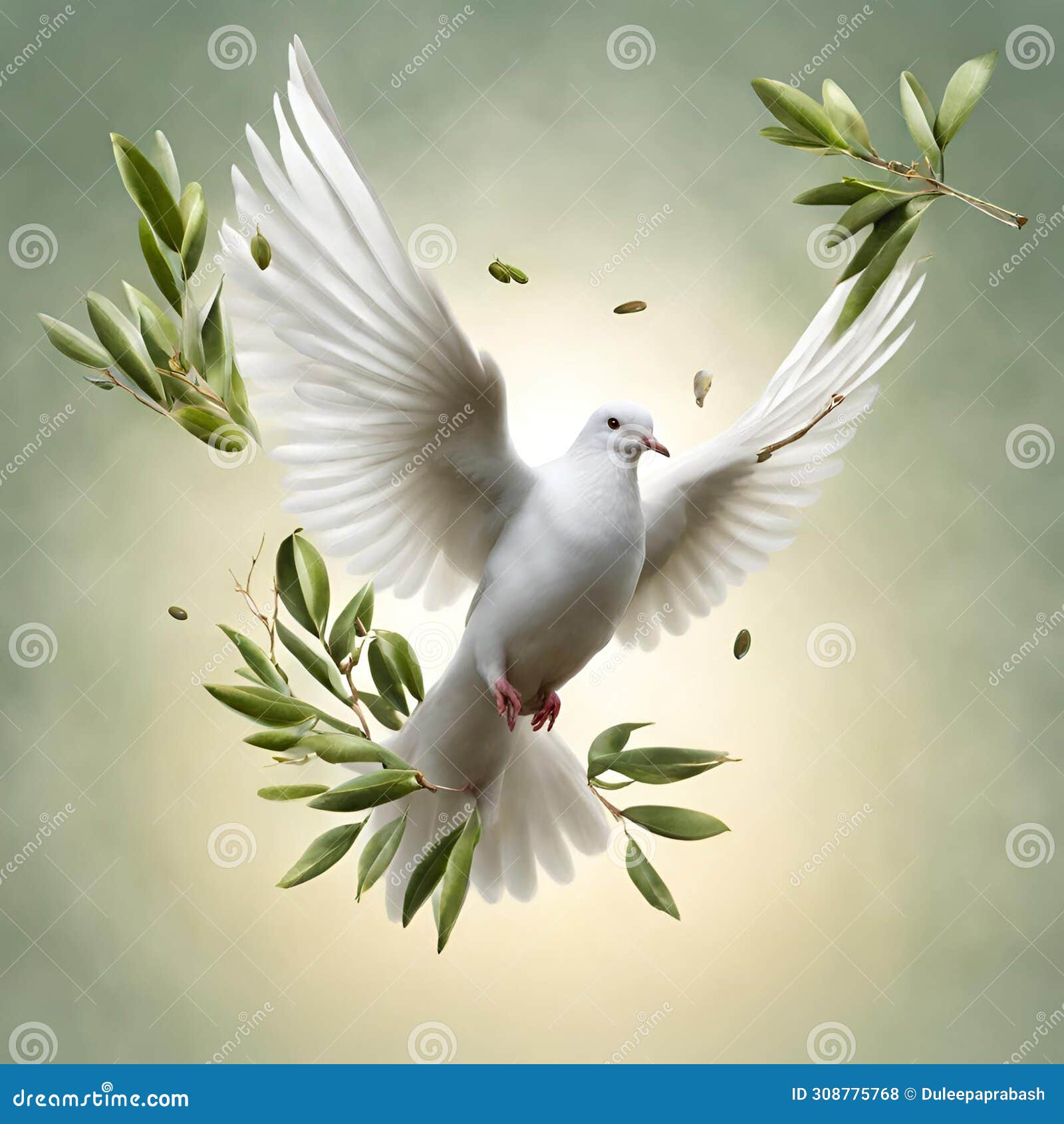 Dove of Peace , Peace Bird, Illustration of Beautiful Shiny Dove Stock ...