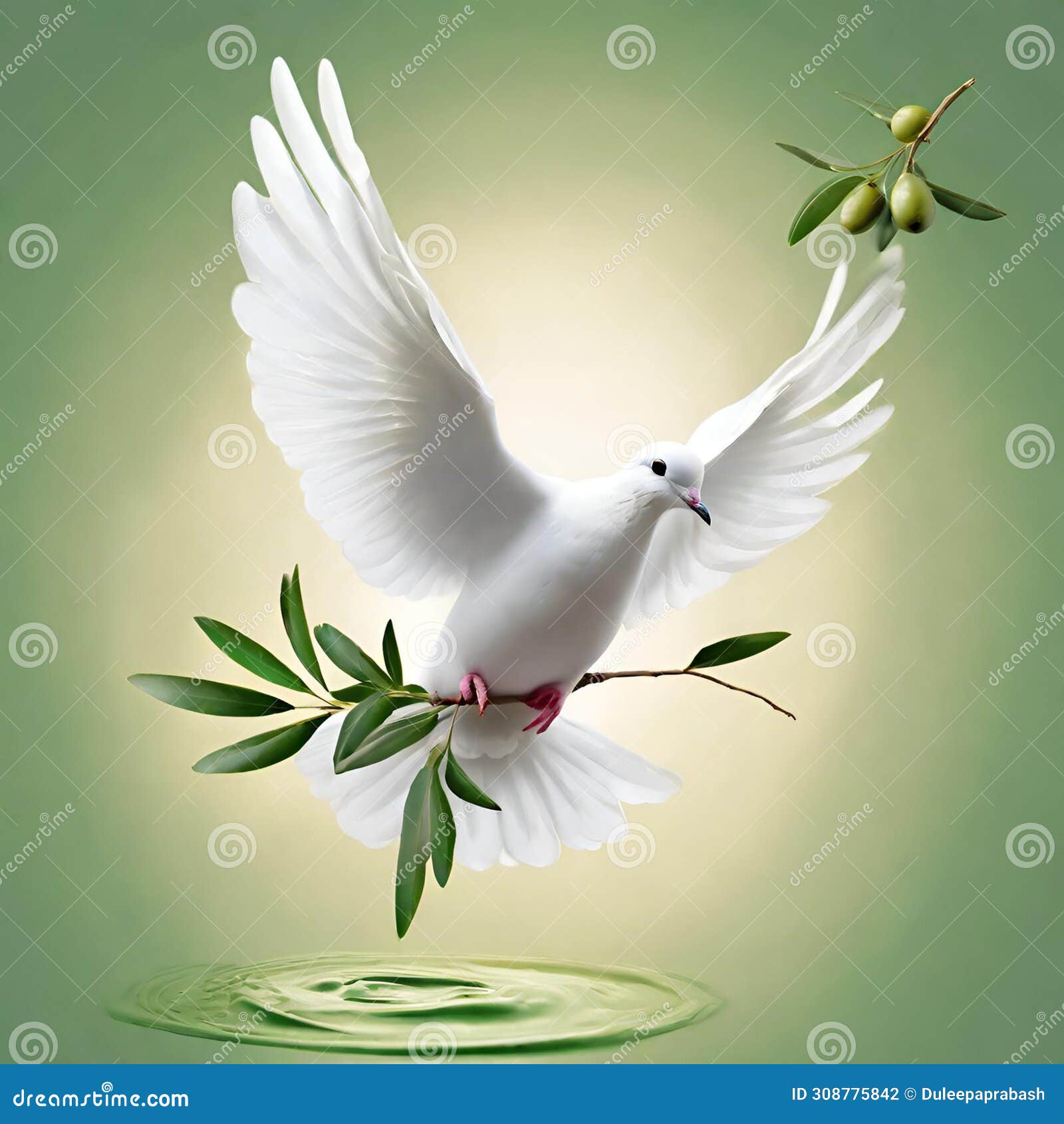 Dove of Peace , Peace Bird, Illustration of Beautiful Shiny Dove Stock ...