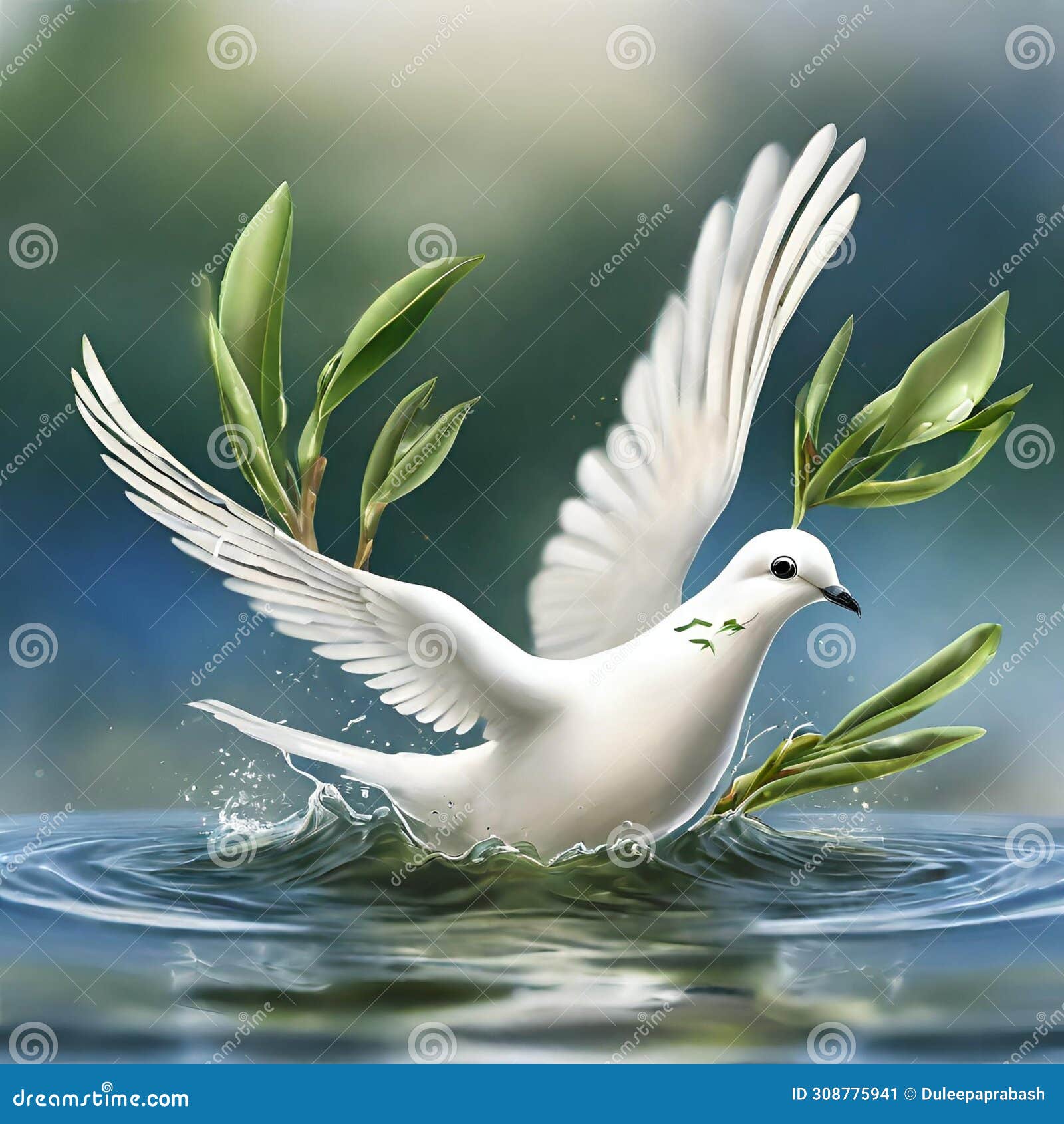Dove of Peace , Peace Bird, Illustration of Beautiful Shiny Dove Stock ...