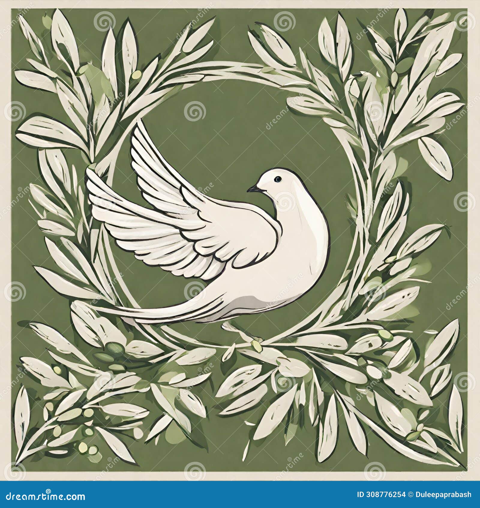 Dove of Peace , Peace Bird, Illustration of Beautiful Shiny Dove Stock ...