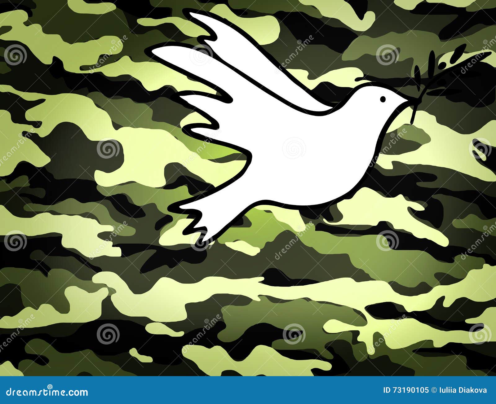 Dove of Peace, Peaceful Solutions of Compromise Symbol Stock ...