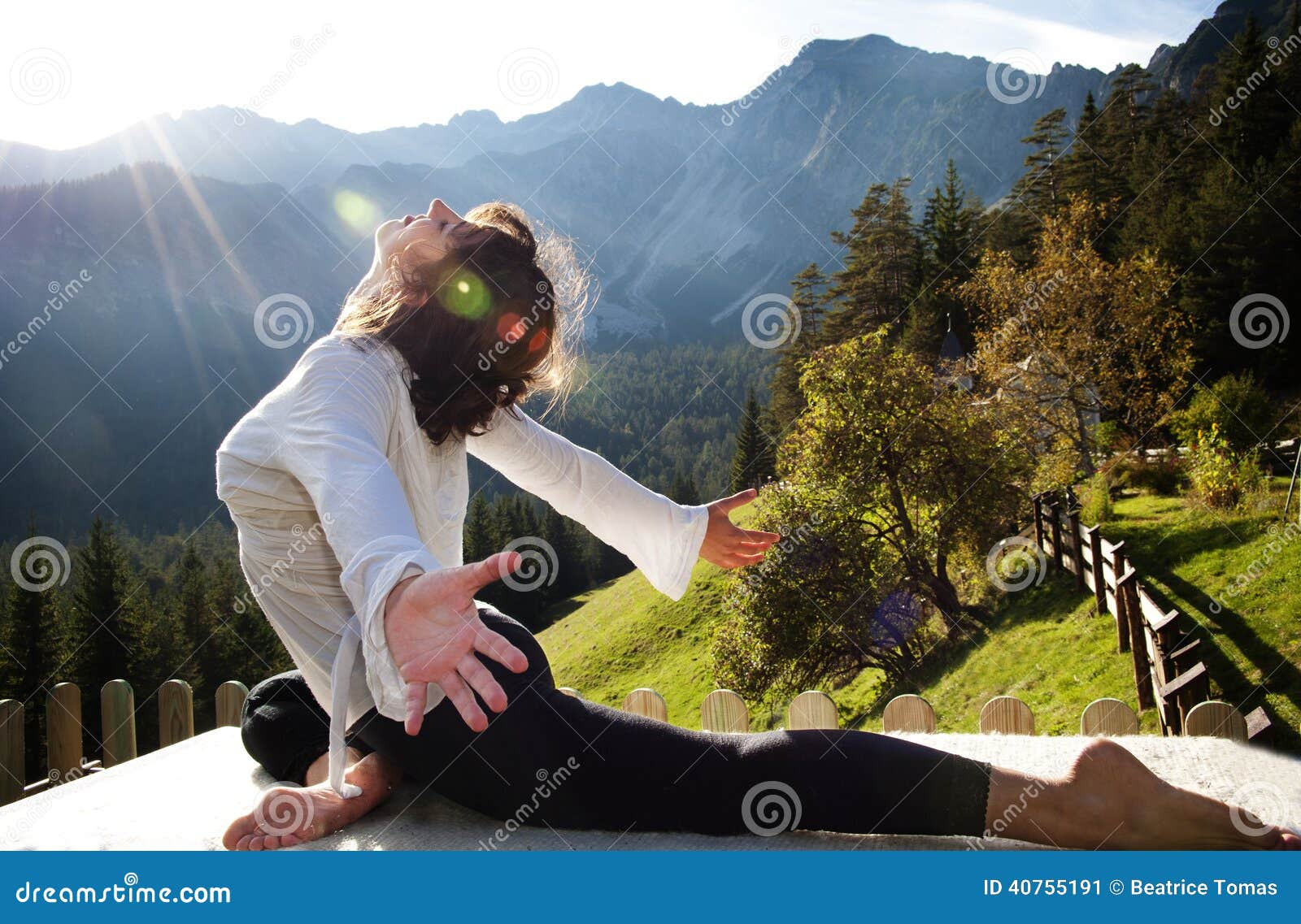 Dove pose stock image. Image of flexibility, exercise - 40755191