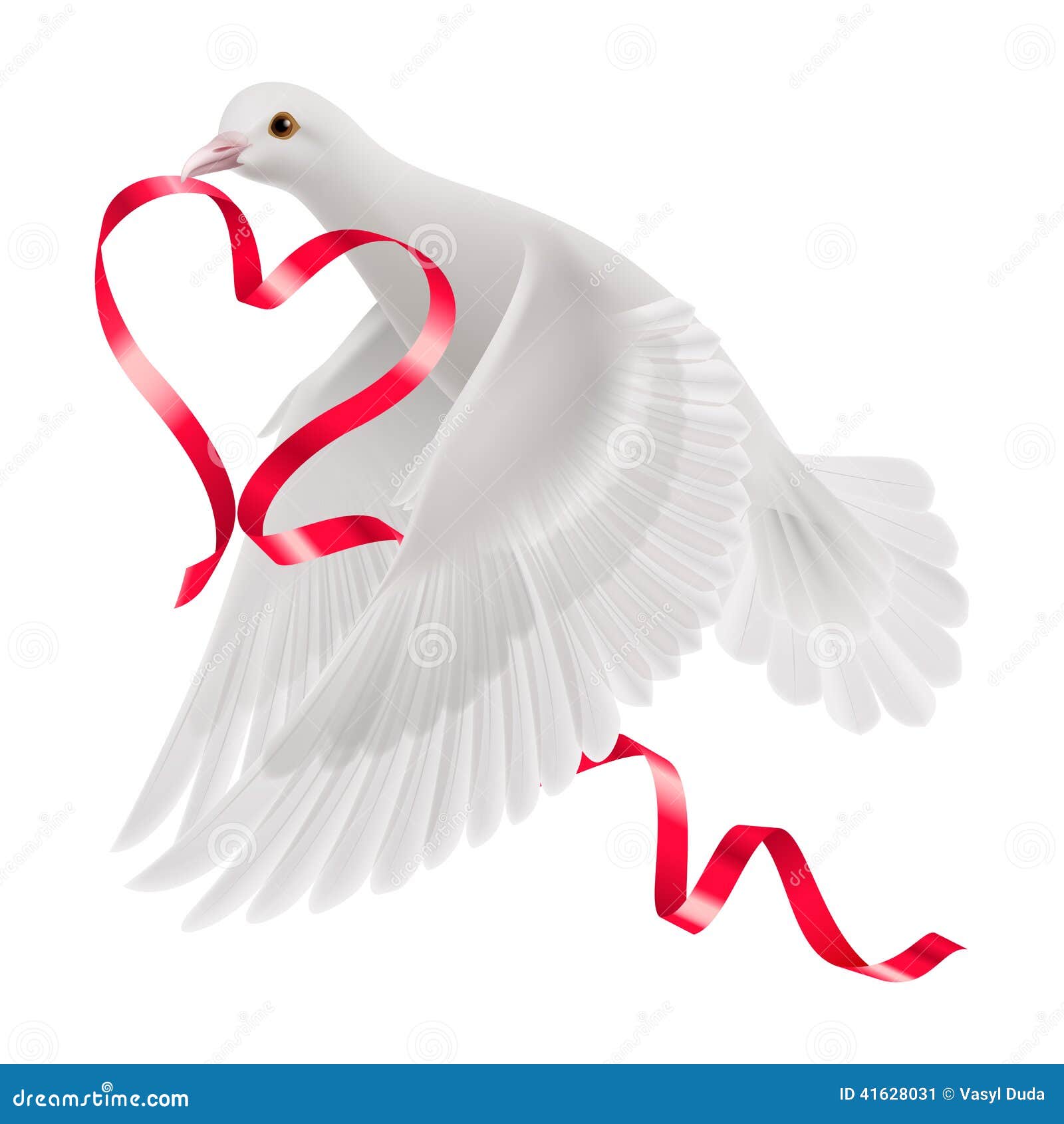 Dove stock vector. Illustration of colors, design, nature - 41628031