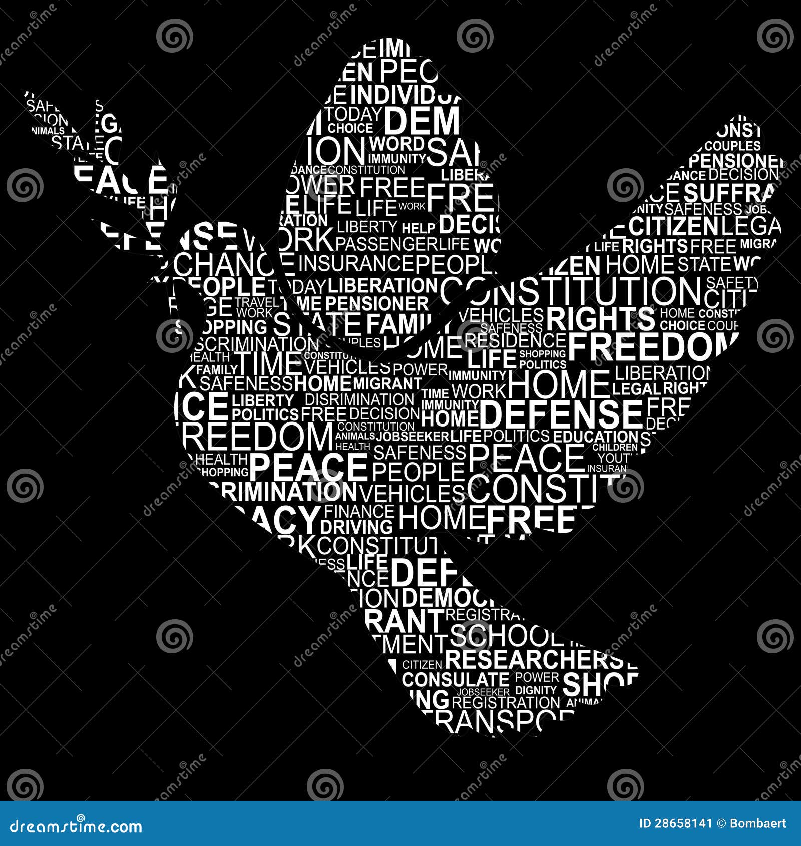 Human Rights, Individual Rights Day, Raised Hands Shackled In Thorns ...