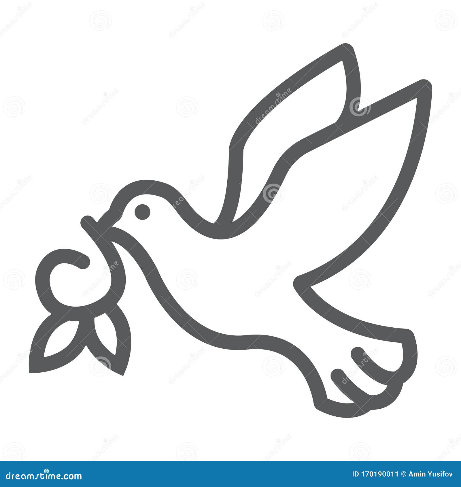 Bird Peace Symbol Vector | CartoonDealer.com #75443865