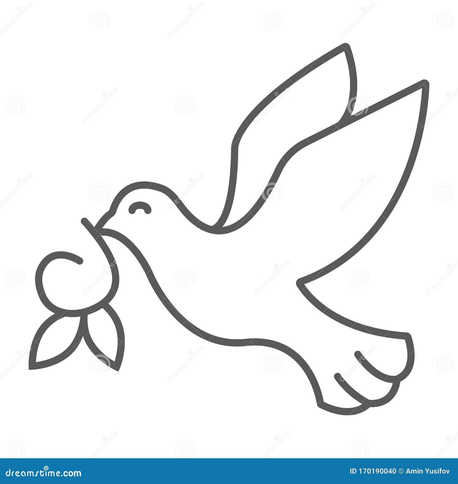 Bird Peace Symbol Vector | CartoonDealer.com #75443865