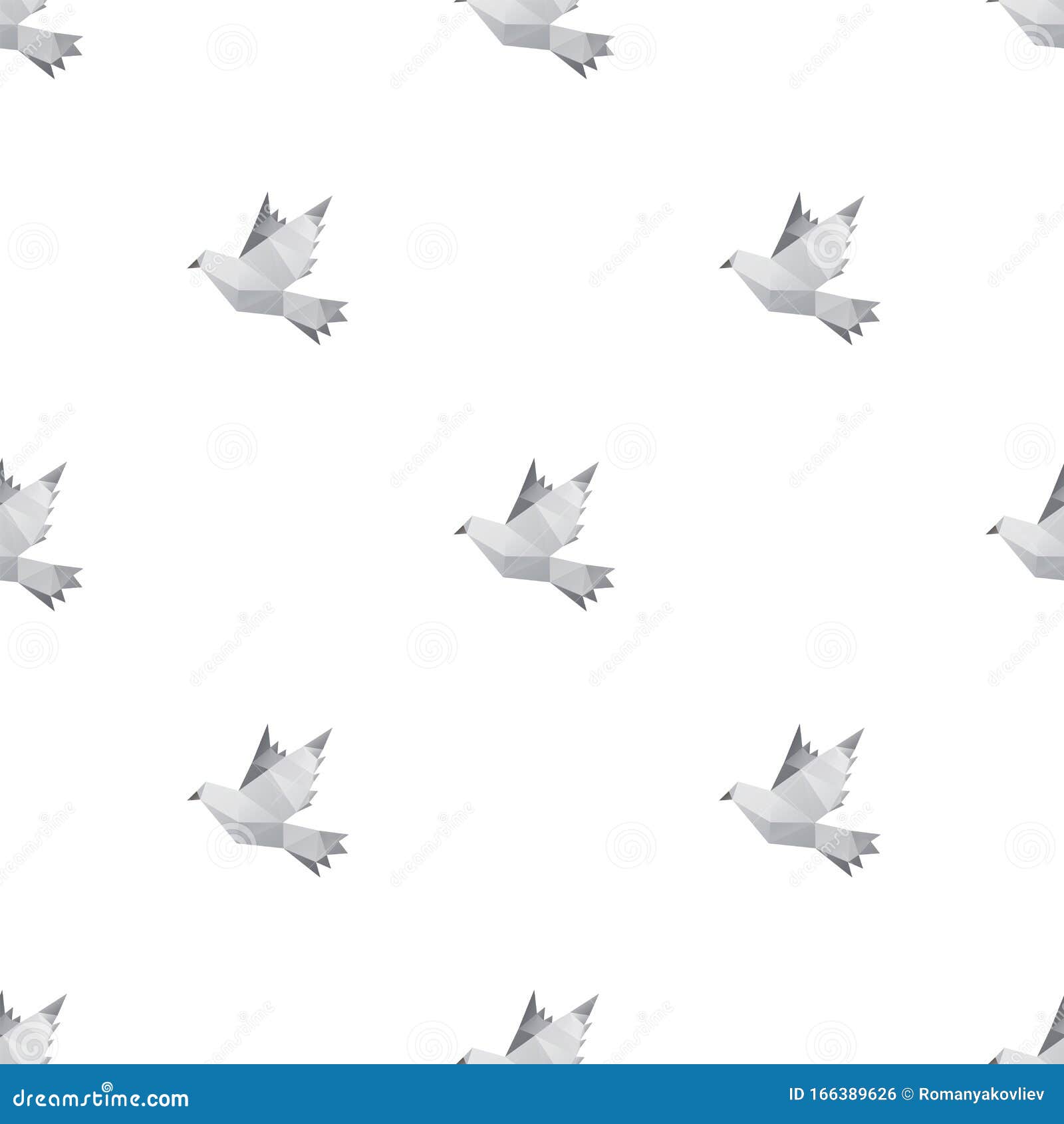 Dove Pattern Template