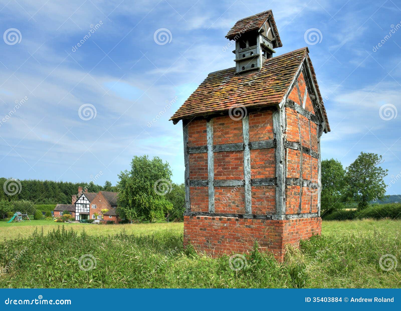 Dovecot, Worcestershire stock foto. Image of land, koninkrijk - 35403884