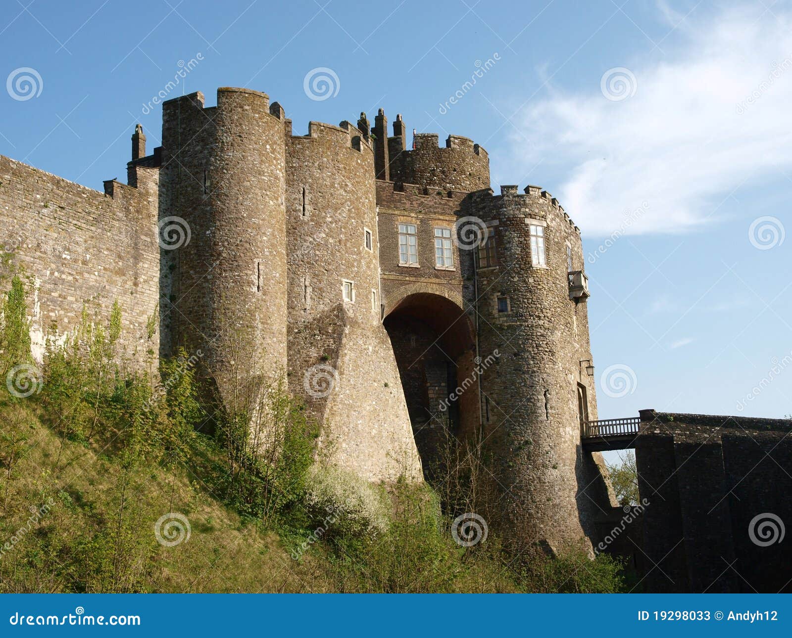 Dover Castle stock image. Image of english, bricks, contruction - 19298033